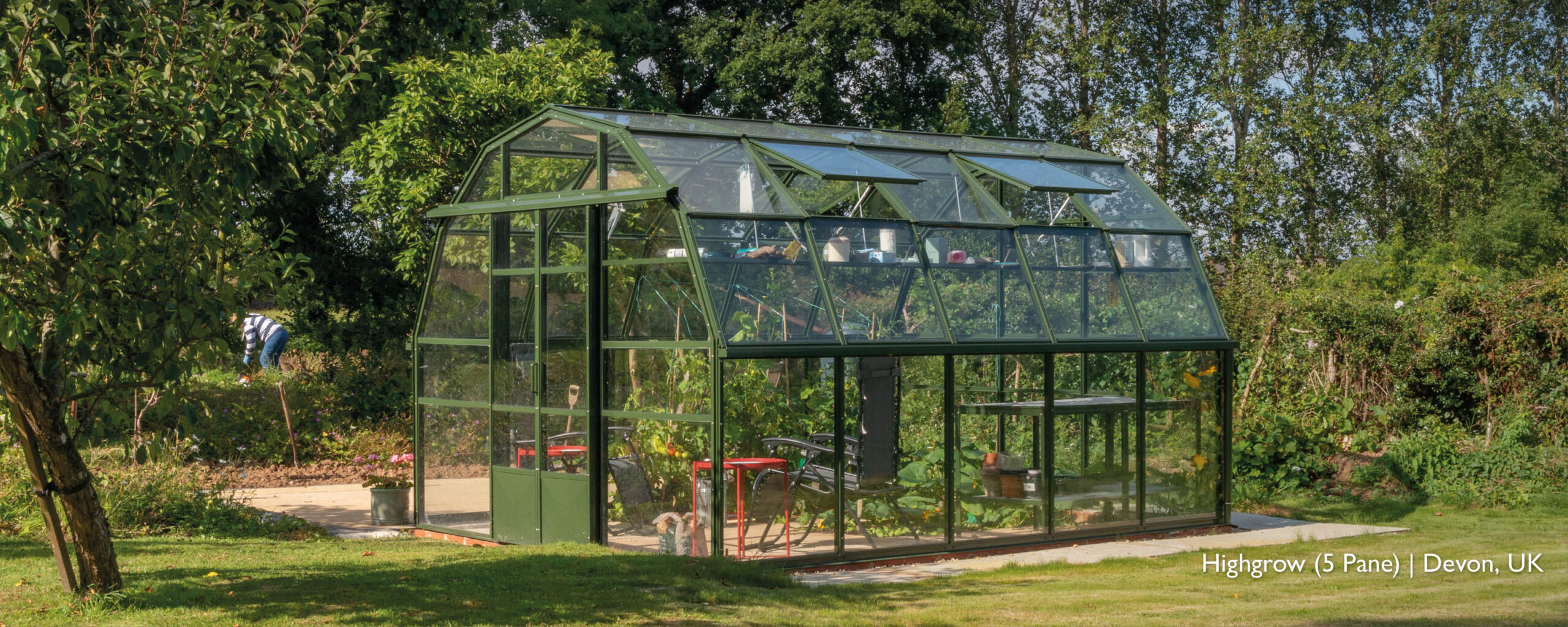 The Hartley Highgrow Aluminium Greenhouse - Hartley Botanic