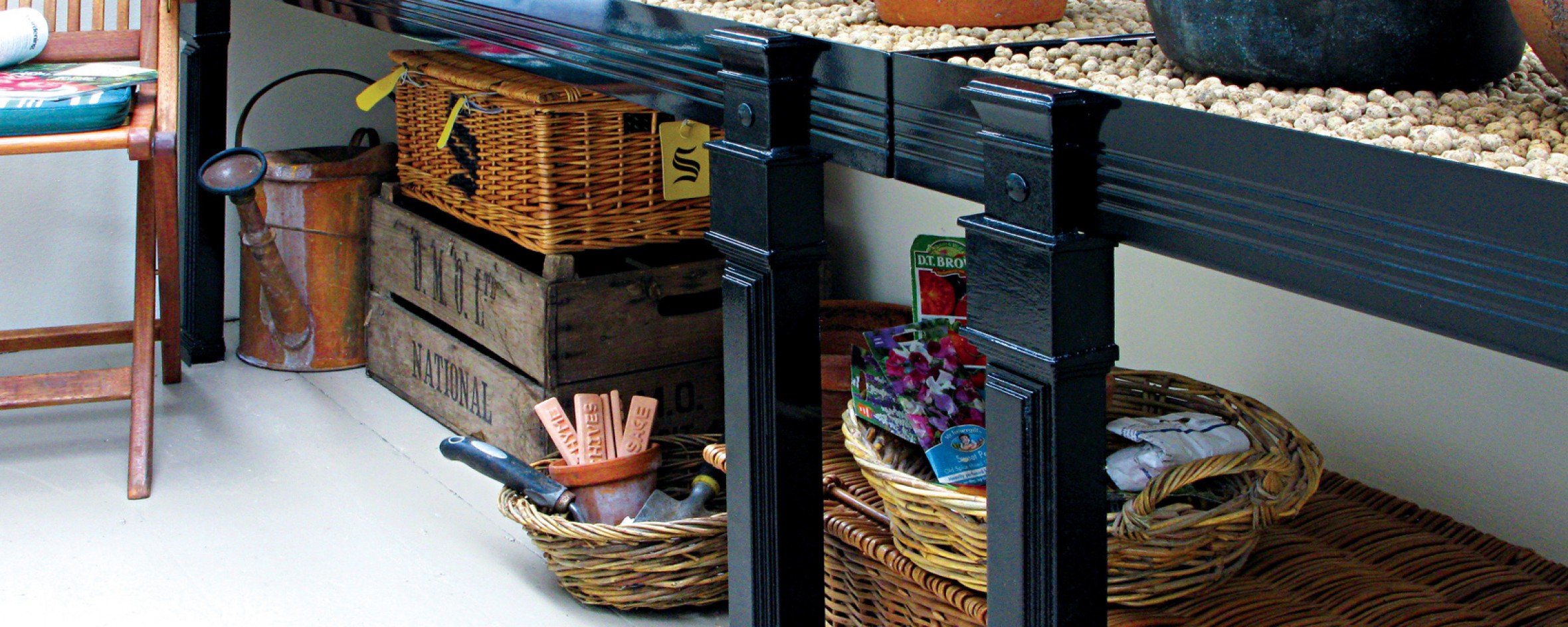 Victorian Ornate Staging for Greenhouses - Hartley Botanic